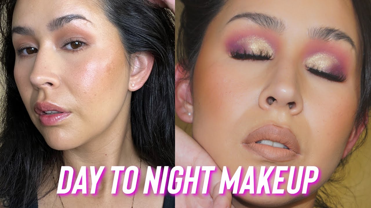 day to night (club) makeup + comedic relief - YouTube