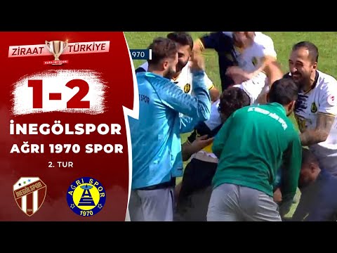 İnegölspor 1 - 2 BC Group Ağrı 1970 Spor Maç Özeti (Ziraat Türkiye Kupası 2. Tur Maçı) / 27.09.2022