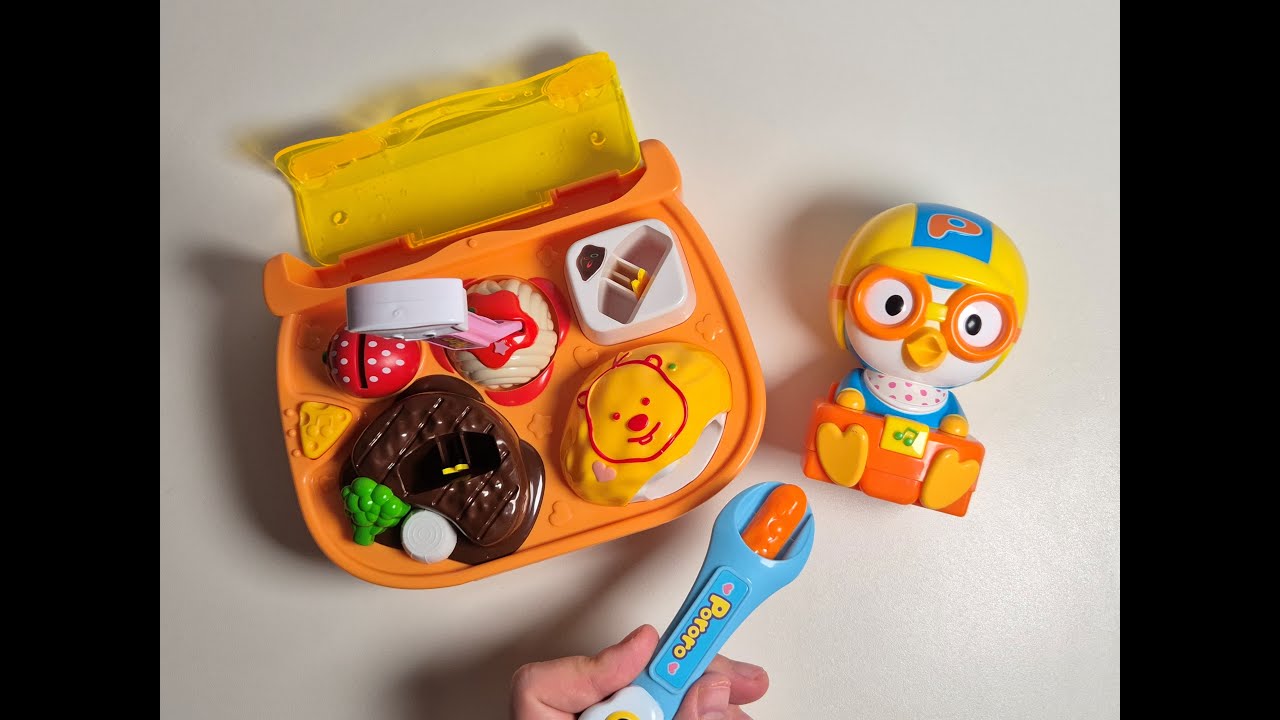 [Toy asmr]Pororo Table Food Toy Mukbang 뽀로로 냠냠 식사놀이 - YouTube