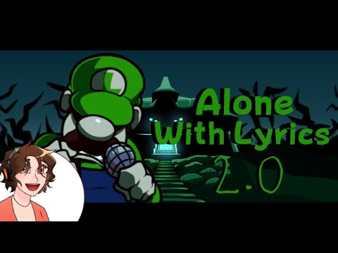Alone With Lyrics - [ FNF MMV2 COVER ] - [ V.2.0 ] - YouTube