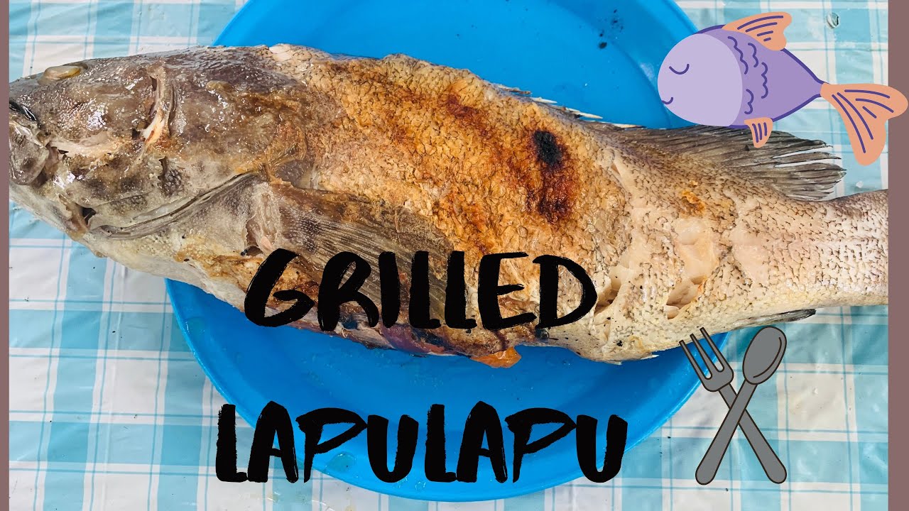 Grilled Big Grouper (locally known as lapu lapu/Pugapo/Pugaro/kugtong ...