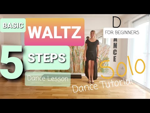 Basic Waltz Steps for Beginners. Solo Ballroom Dance Tutorial | Basic ...
