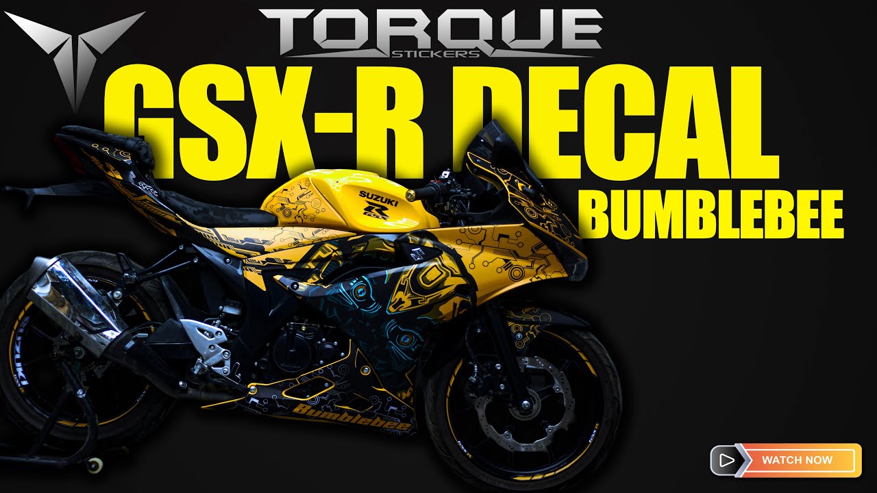 Best Gsxr 150 Sticker Modification | Bumblebee | Gsxr Graphics | Torque ...