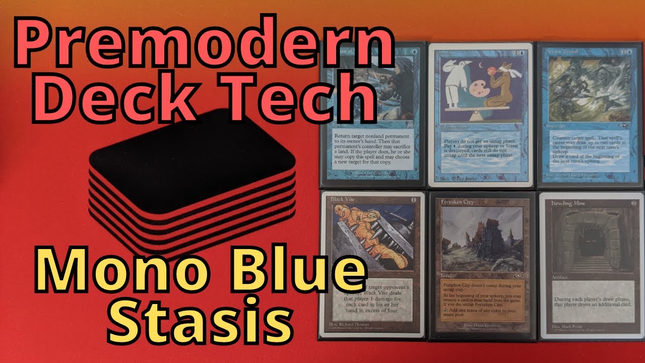 Premodern Deck Tech: Mono Blue Stasis - YouTube