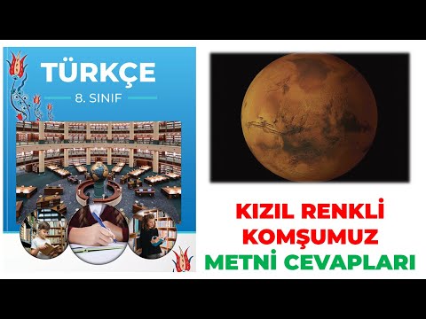 Kızıl Renkli Komşumuz Metni 8. Sınıf Türkçe Ders Kitabı Sayfa 52 53 54 55 56 57 58 59 Cevapları