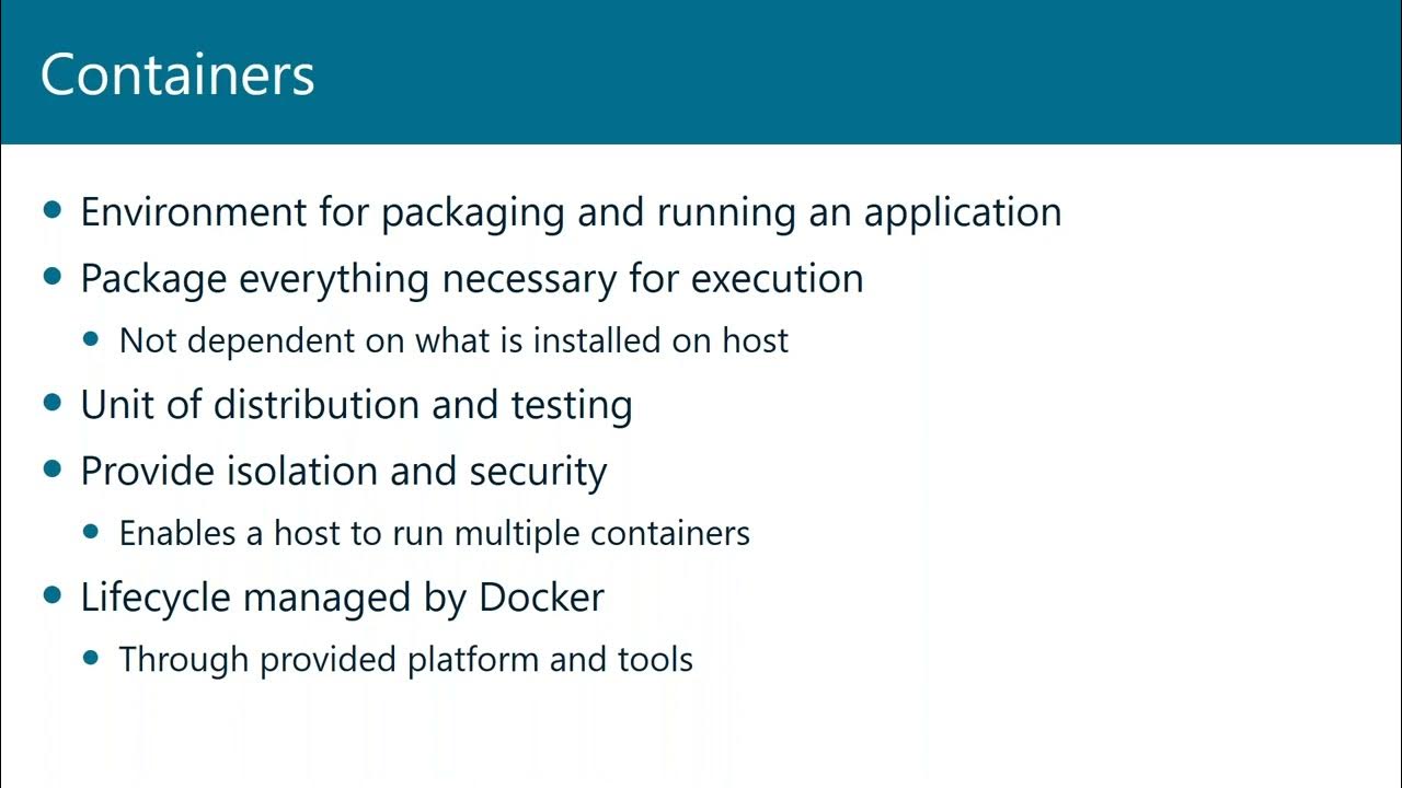 Build, Share and Run Applications by Containerizing with Docker - YouTube