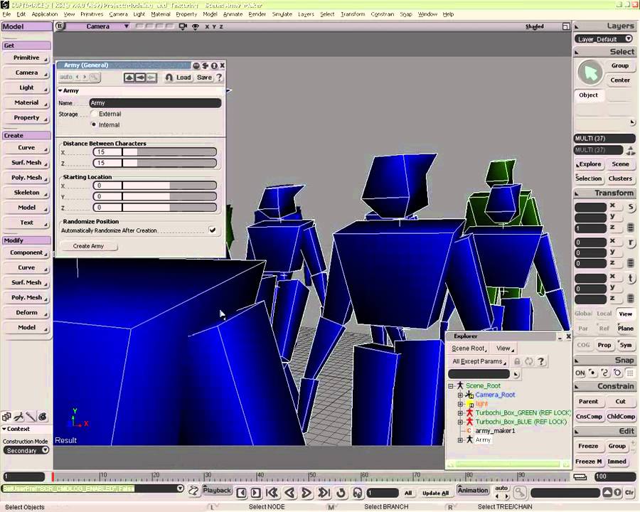 Modeling: Army maker - YouTube