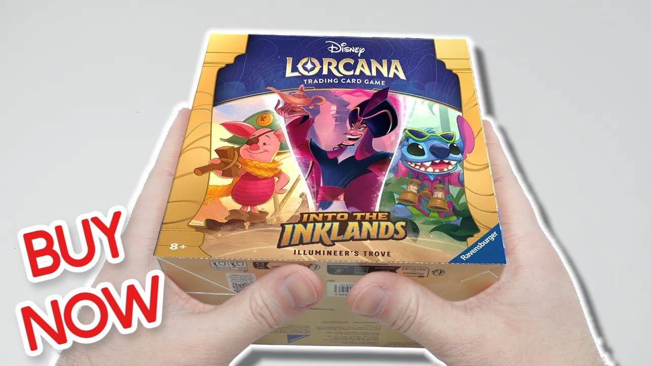 Opening Disney Lorcana Into The Inklands Illumineer's Trove! GO GET IT! - YouTube