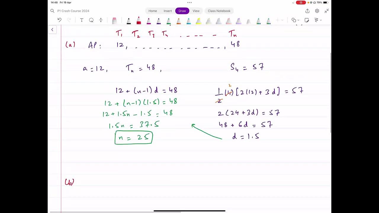 P1 Arithmetic & Geometric Progressions Part 4 | | AS & A level Math | IGCSE/O-level Add Math ...