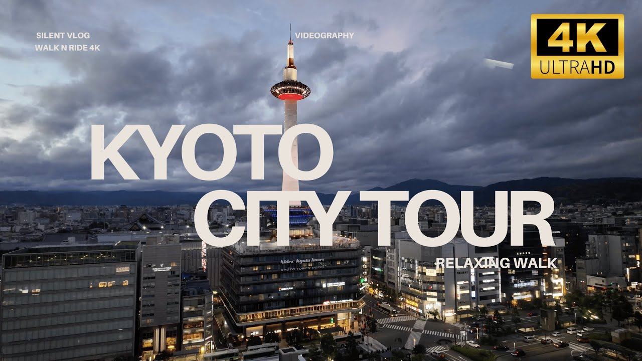 [4K] Kyoto City Tour 🇯🇵 | Peaceful Streets, Old Town Vibes & Pure Japan ...