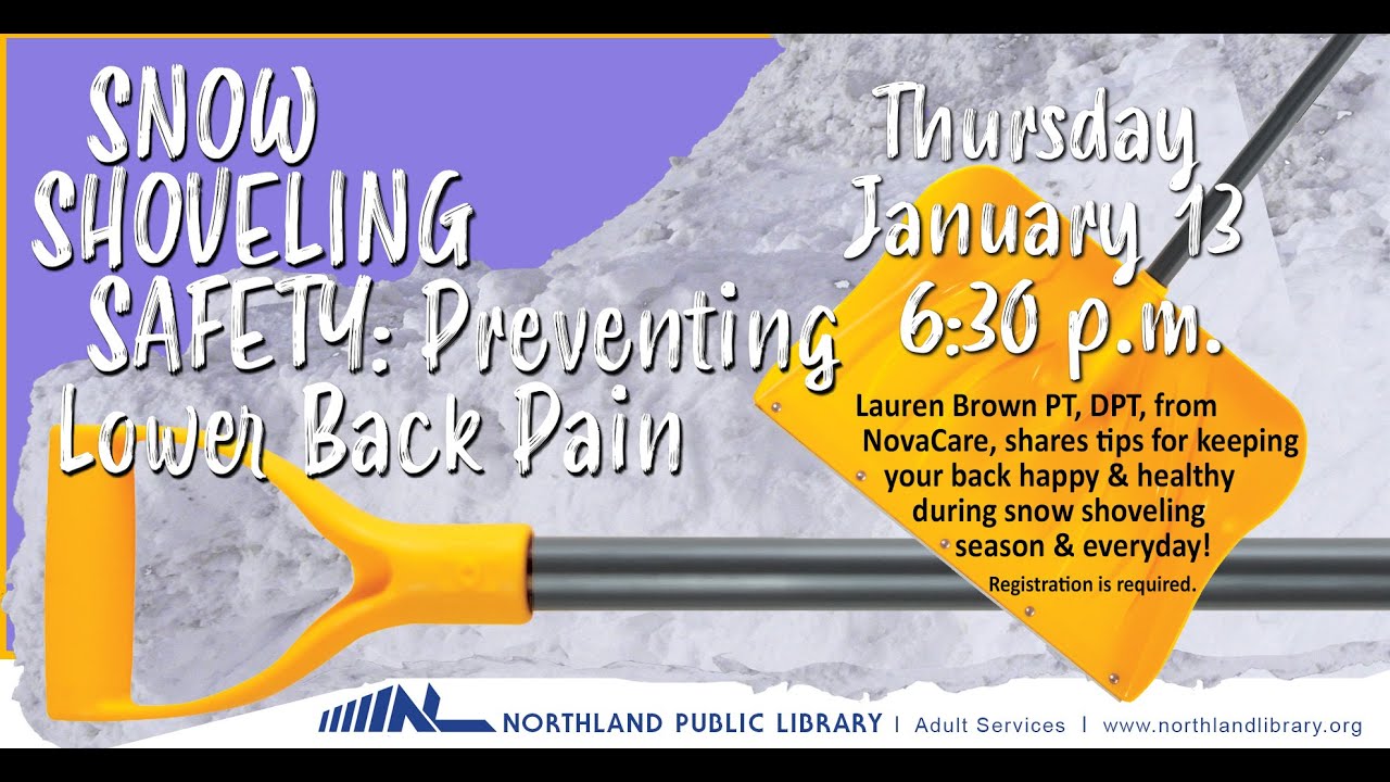 Snow Shoveling Safety: Preventing Lower Back Pain - YouTube