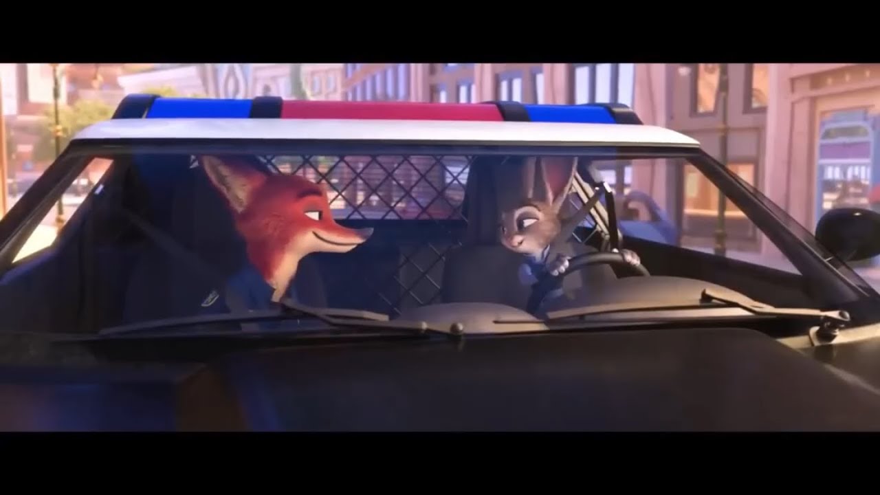 Zootopia 2 - Judy and Nick Car Chase Scene Clip - YouTube