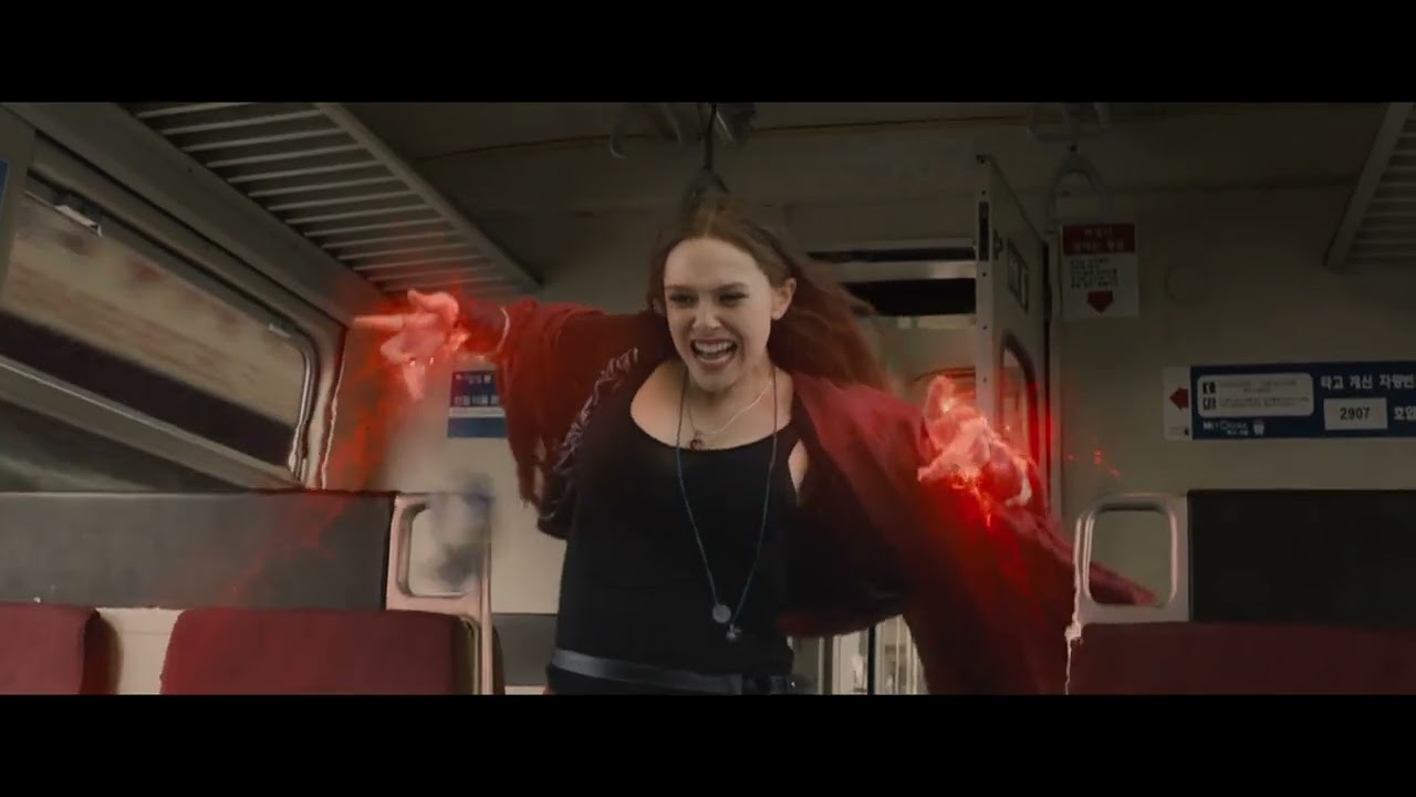Stopping The Train (Avengers Age Of Ultron 2015) 4K - YouTube