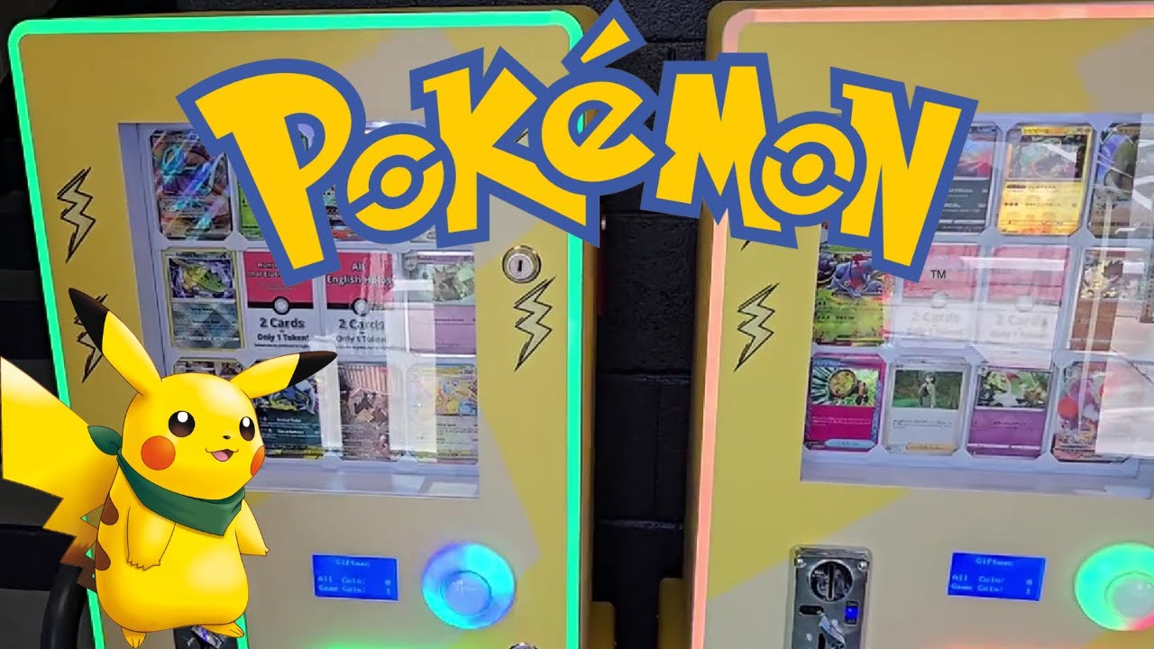 Pokémon Vending Machine pulls!! - YouTube