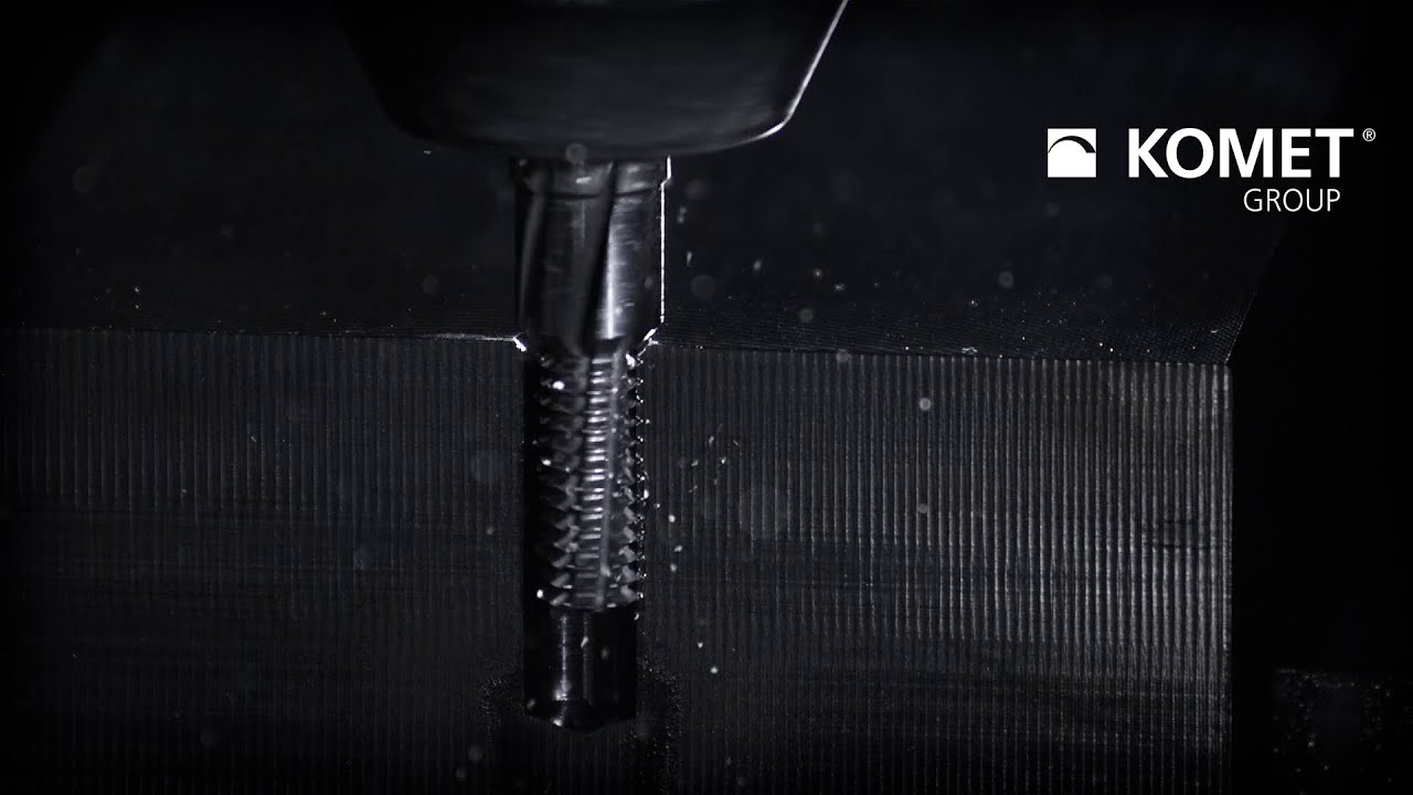 Threading in slow motion by KOMET GROUP - YouTube