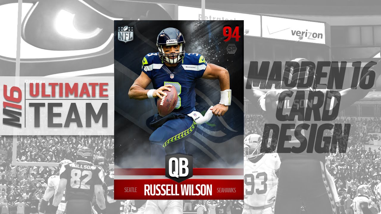 Madden 16 Card Design Concept Speedart #2 - YouTube