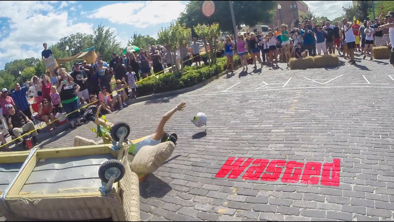 Sanford Couch Race Crash - YouTube