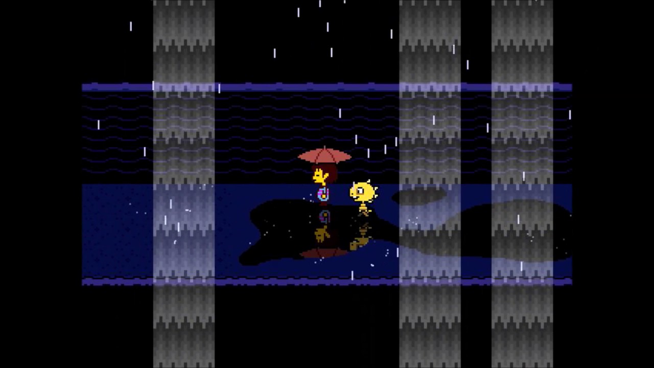 [非公式]Undertale 小ネタ WaterfallでのMonster Kidのセリフの変化 - YouTube