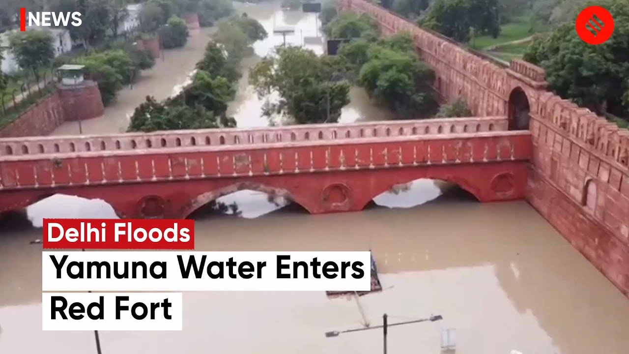 Delhi Flood: Iconic Red Fort Inundates After Yamuna Water Invades ...