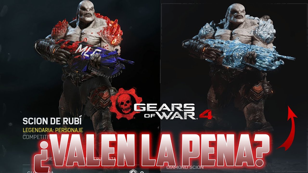 GEARS OF WAR 4 | SCION DIAMANTE Y RUBI DESBLOQUEADOS | ¿COMO OBTENERLOS ...