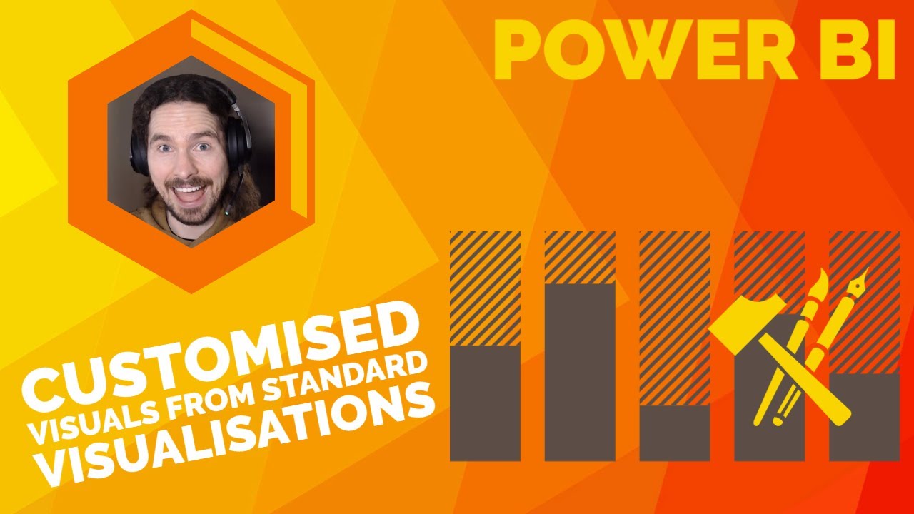 Customised look for standard Power BI visualisations. - YouTube
