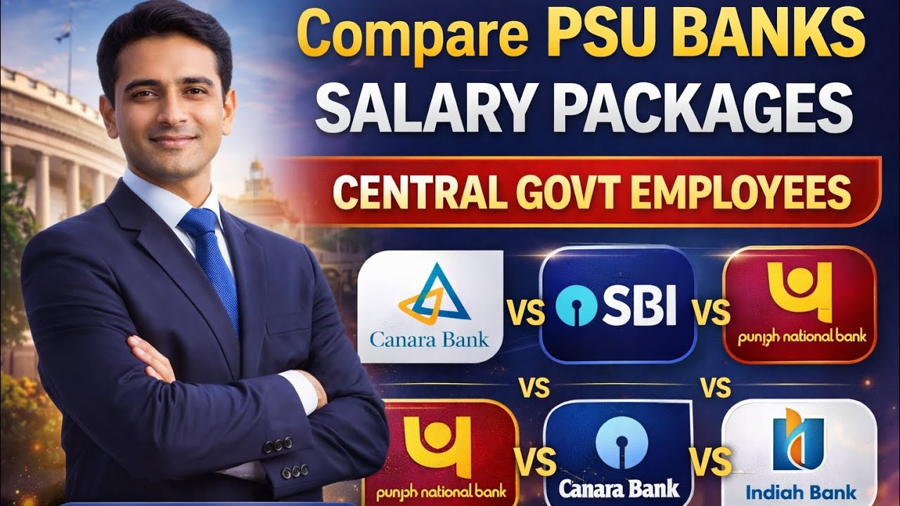 PSU Banks Salary Package Comparison | केंद्रीय सरकारी कर्मचारियों के ...