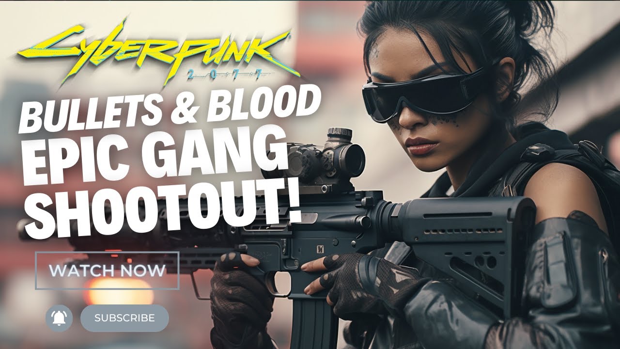 Cyberpunk 2077: Bullets & Blood - Epic Gang Shootout Gameplay - YouTube