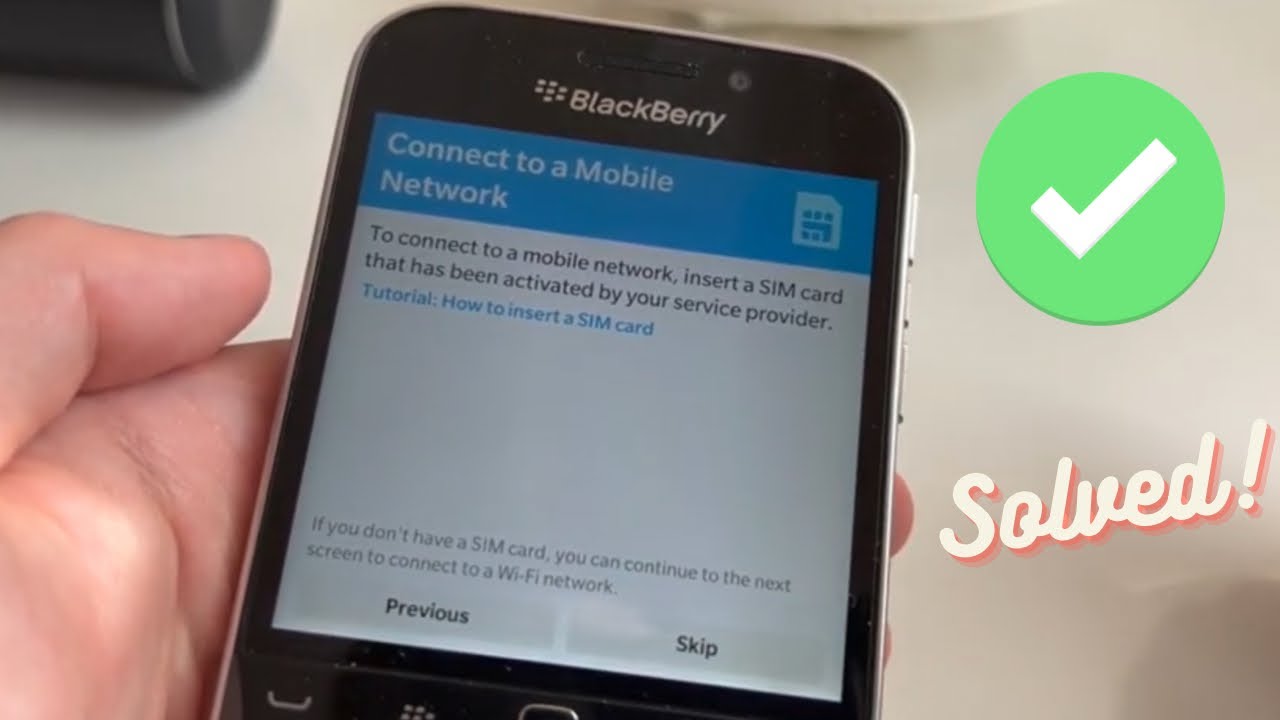 How To Bypass Blackberry Classic Wifi Setup in 2022 - Blackberry ...