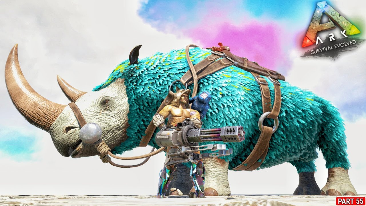 Most Powerful Prime Woolly Rhinoceros Taming 🔥🔥🔥 : ARK MEGA Modded ...