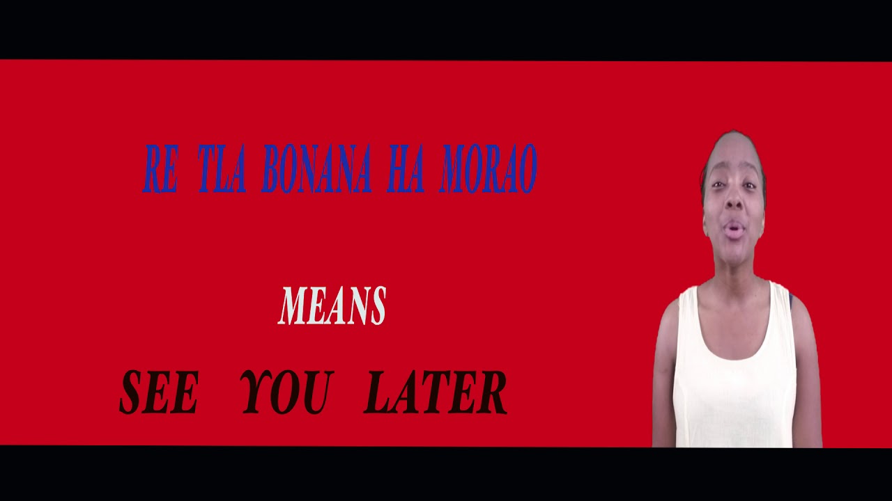 LEARN SMALL TALK IN SOTHO PART- 3 - YouTube