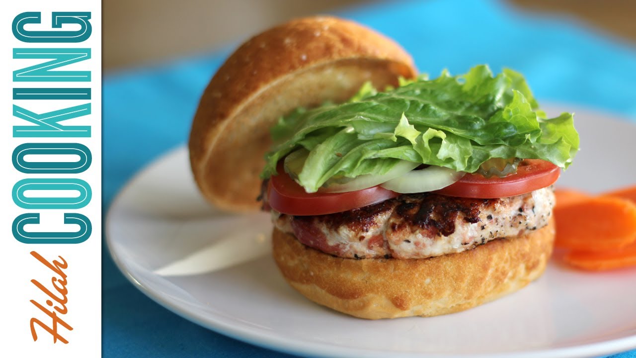 How To Make Turkey Burgers | Hilah Cooking - YouTube