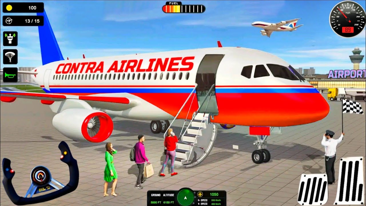 Flight Airplane City Pilot Games 2025 | Plane Boeing Emergency Landing ...