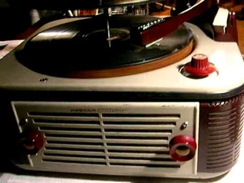 1954 Webcor 3 speed automatic Record player - YouTube