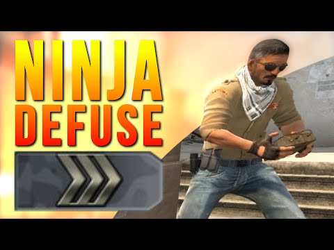CS:GO Ninja Defuse in Casual, Dude Freaks Out