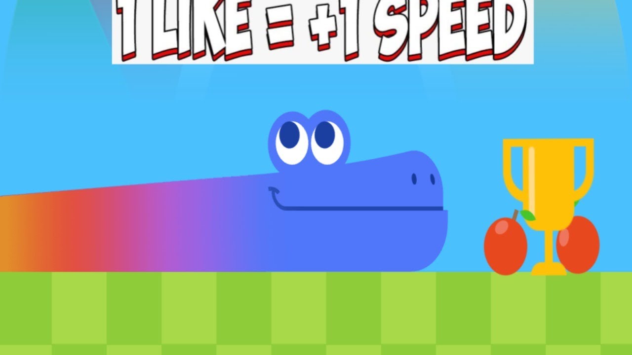 🔴 Playing Google Snake game, but Every like makes it faster! (New World ...