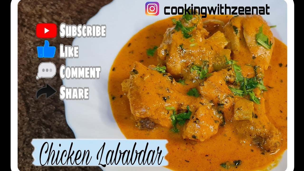 CHICKEN LABABDAR RECIPE | EASY RECIPE |COOKINGWITHZEENAT - YouTube