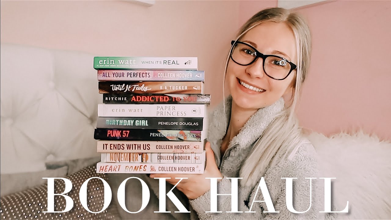 huge book haul | penelope douglas, colleen hoover, erin watt + more ...