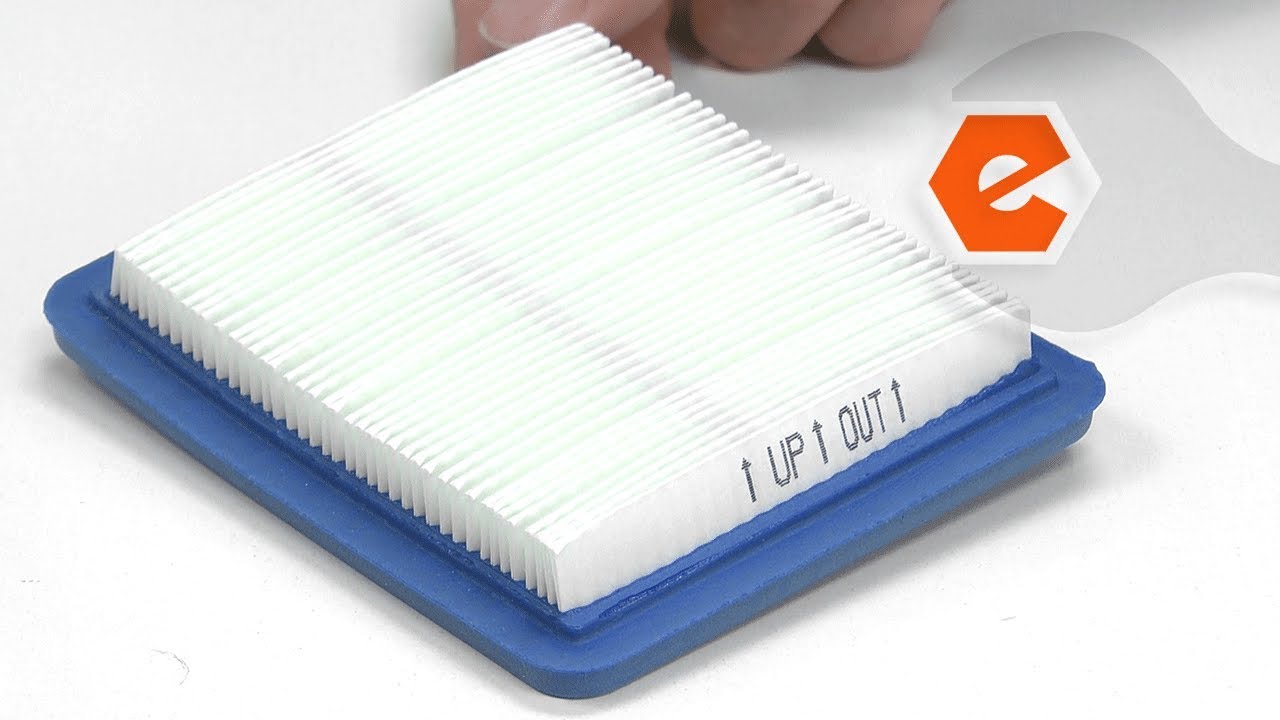 Briggs & Stratton Small Engine Repair - Replacing the Air Filter ...