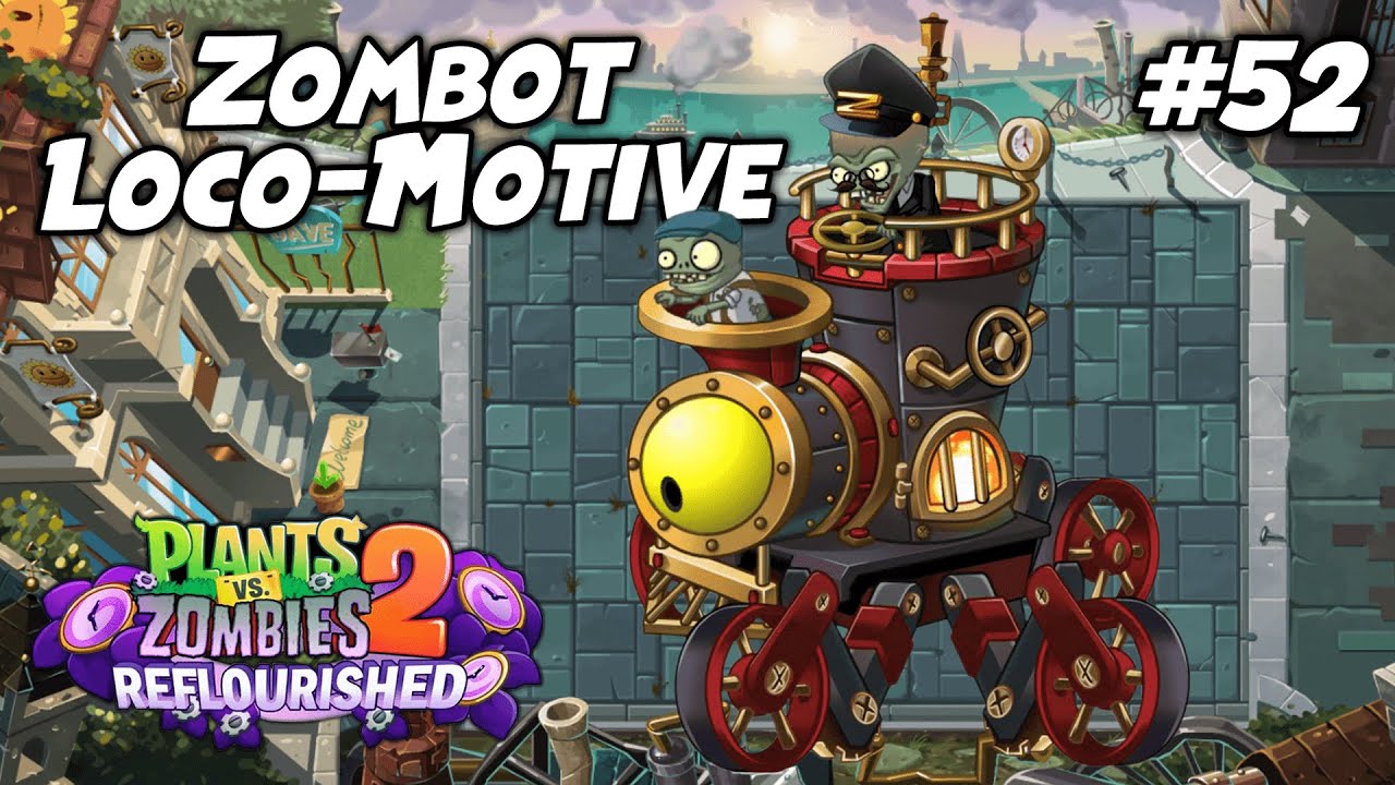 MENGHANCURKAN ZOMBOT LOCO-MOTIVE DI STEAM AGES ! | Plants vs. Zombies 2 ...