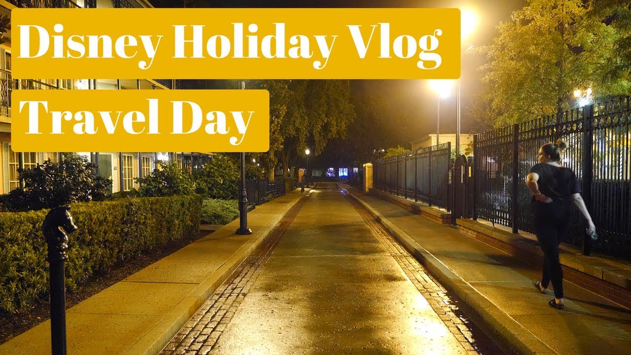 WALT DISNEY WORLD VLOG - DAY 1 / TRAVEL DAY - YouTube