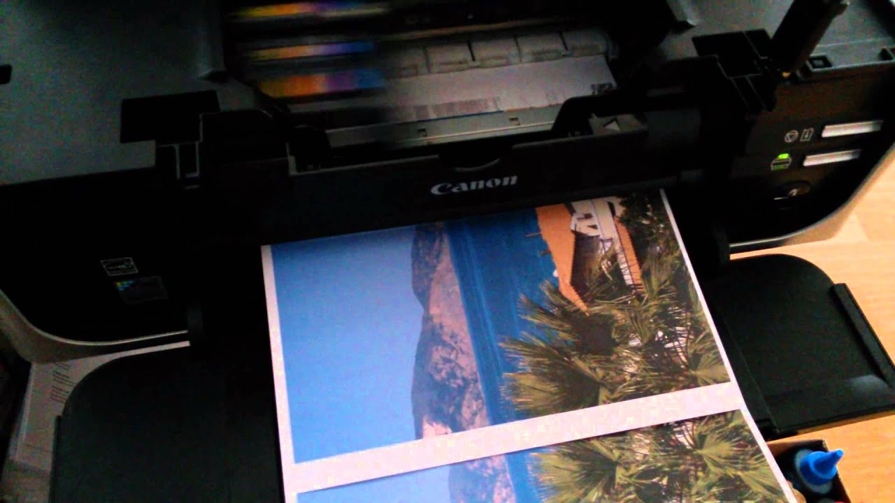 Canon pixma ip4500 print speed test - YouTube