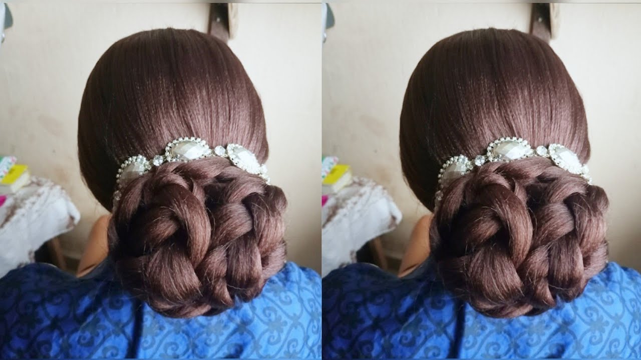 BRIDES MAID HAIRSTYLE| NO BUN| NO GEL|HOW TO DO A SIMPLE BRIDAL HAIR ...