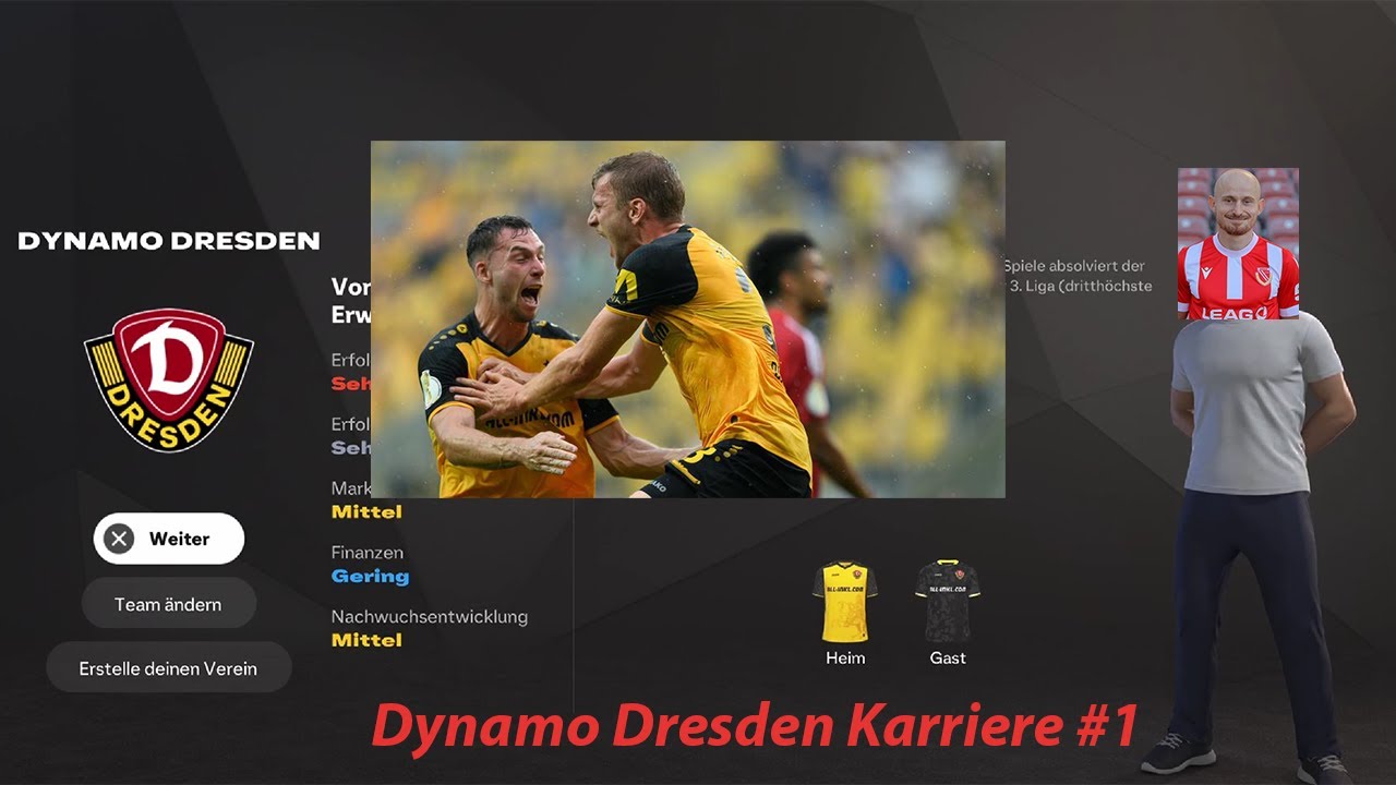 Dynamo Dresden Karriere #1 - YouTube