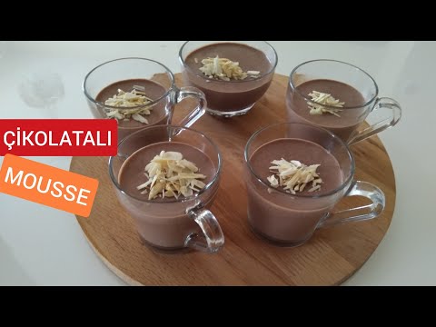 Çikolatalı Mousse Tarifi 👌 Sütlü Tatlı Tarifleri