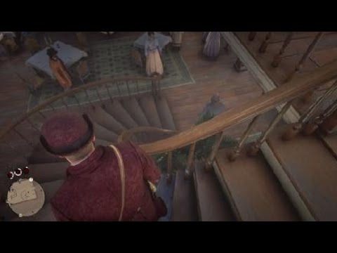 Red Dead Redemption 2 AI Gets brain tumor and fogets how stairs work ...