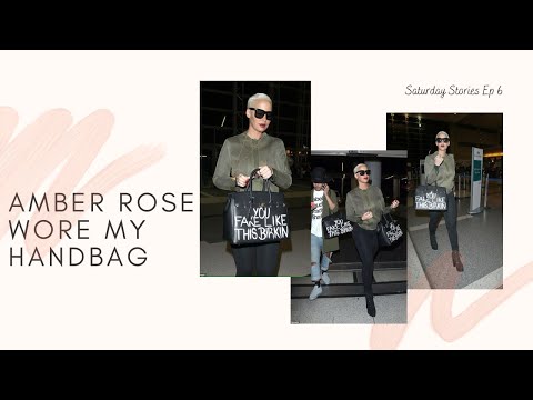 Amber Rose wore my bag!