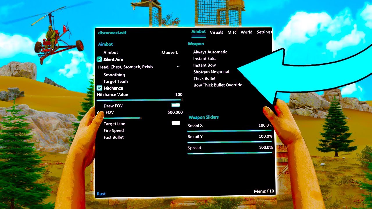 CHEATING ON RUST with the best $8 CHEAT on CLAN SERVERS.. - YouTube