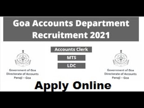 DOA Goa Accounts Clerk, LDC Recruitment 2021 | DOA Goa Accounts Clerk ...