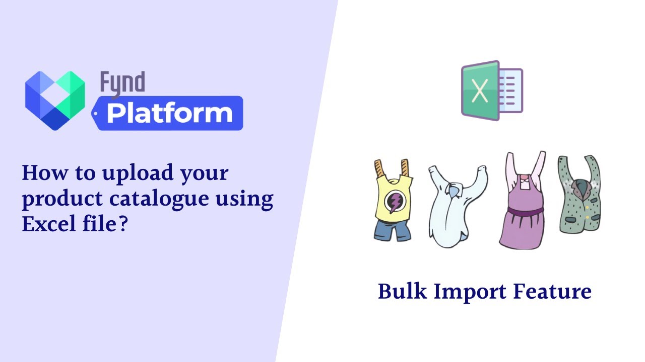 How To Upload Your Product Catalogue Using Excel File? - YouTube