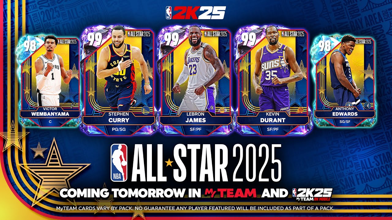 ALL STAR PACKS COMING TOMORROW IN NBA 2K25 MYTEAM - WHERE IS THE ALL ...
